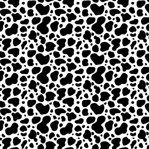 Printed Pattern Vinyl - Milk Cow - 12" x 24"
