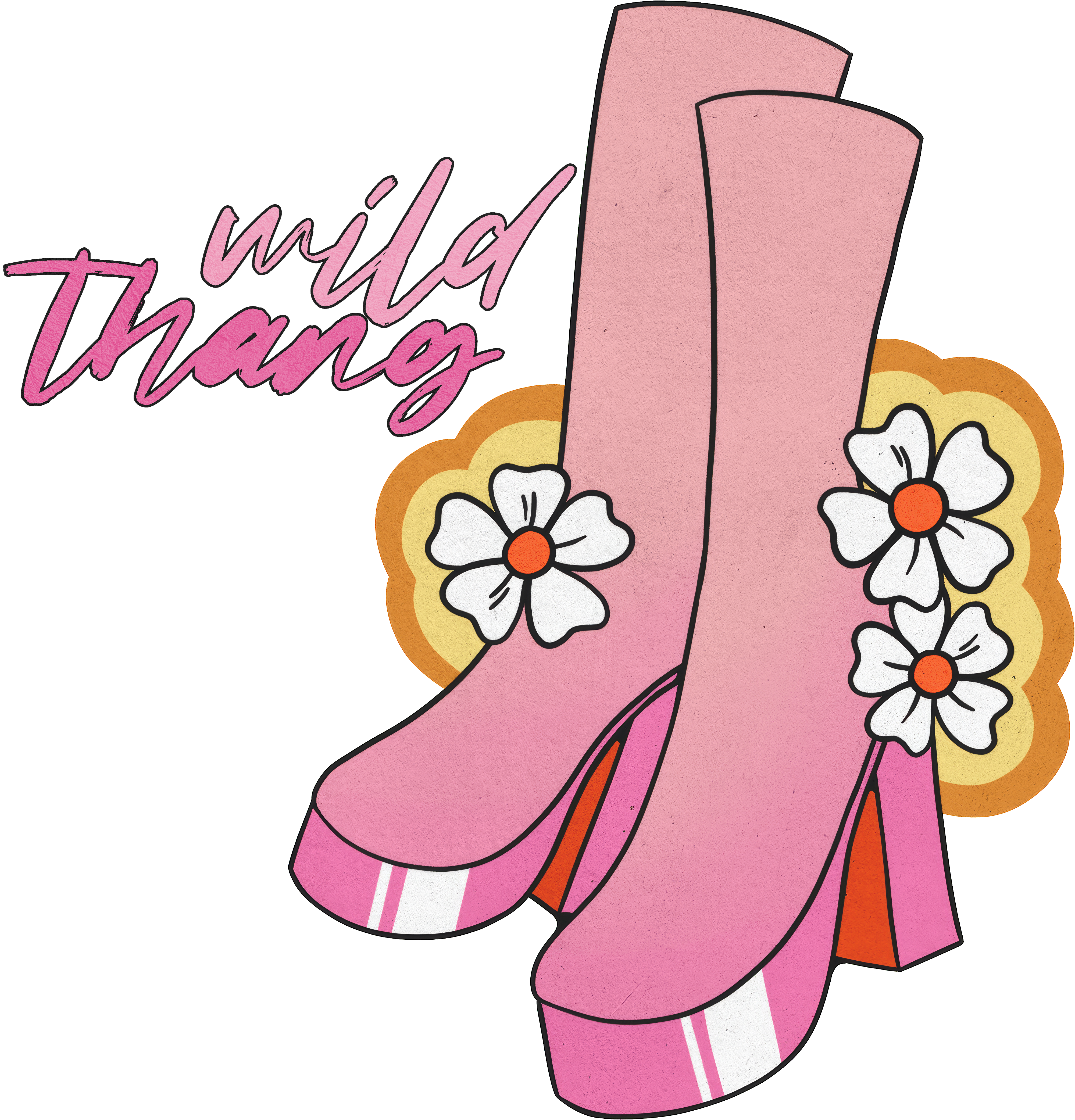 Print Ready - A Pink Wild Thang