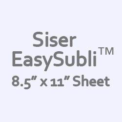 Siser EasySubli : 8.5" x 11" Sheet