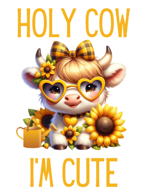Print Ready - Holy Cow I'm Cute